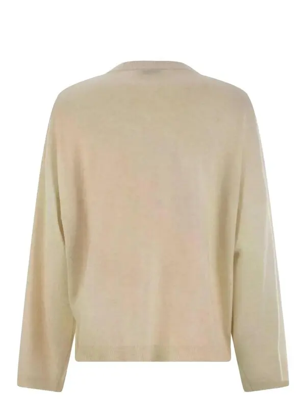 Brunello Cucinelli Crew Neck Pocket Sweater - Neutrals