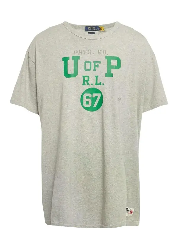 Polo Ralph Lauren Green-print T-shirt - Grey