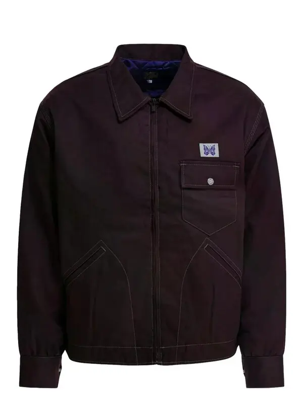 Needles Patch-pocket Zip-up Jacket - Red