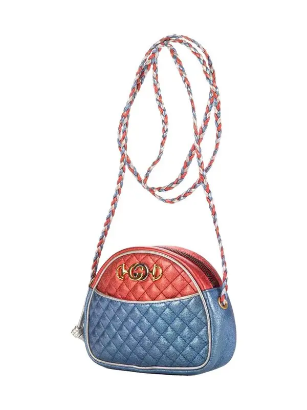Gucci Mini Quilted Camera Bag - Blue