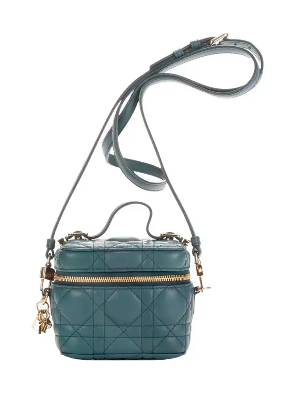Dior Quilted Vanity Case - Blue