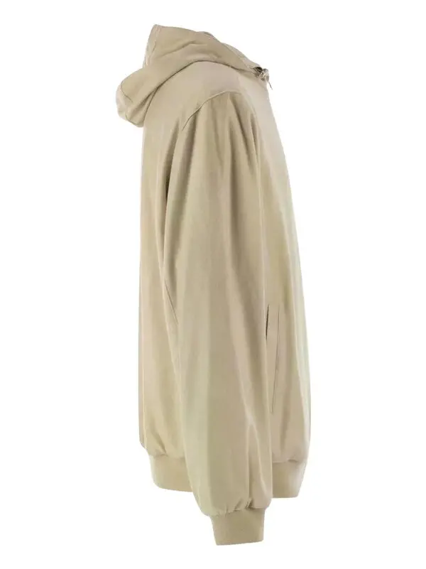 Fedeli Start Reversible Hooded Bomber Jacket - Neutrals