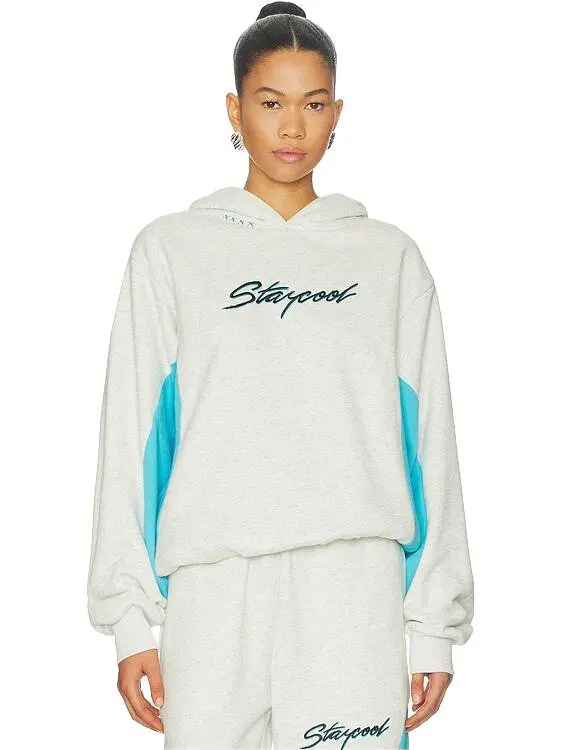 STAY COOL Turbo Hoodie - Light Grey