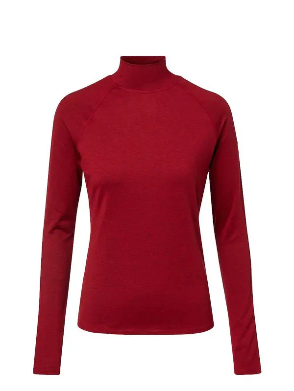 Varley Always Warm Ski Top Mock Neck Top - Red