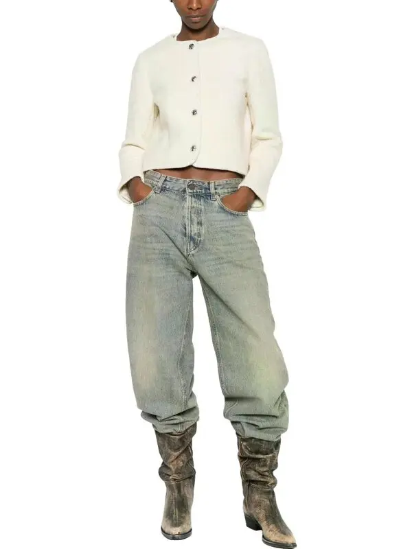 HAIKURE Buttoned Jeans - Blue
