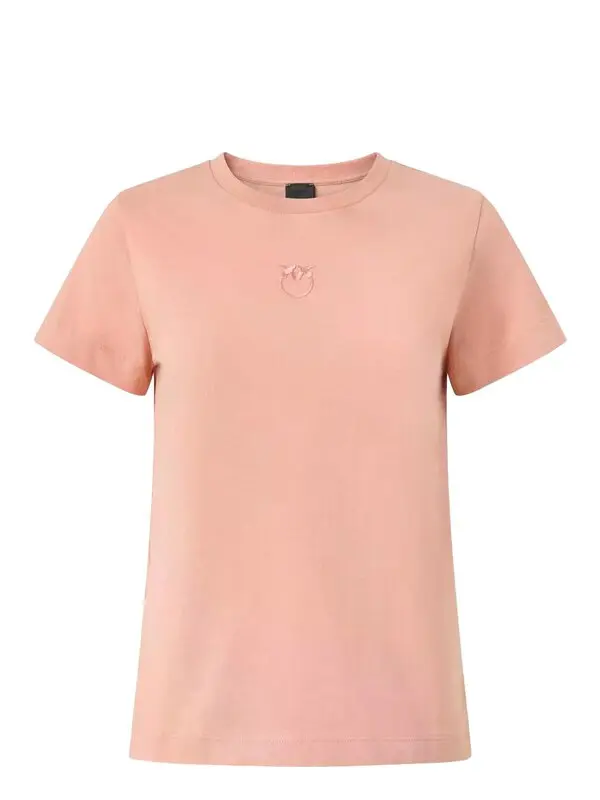 Pinko Love Birds Logo T-shirt - Pink