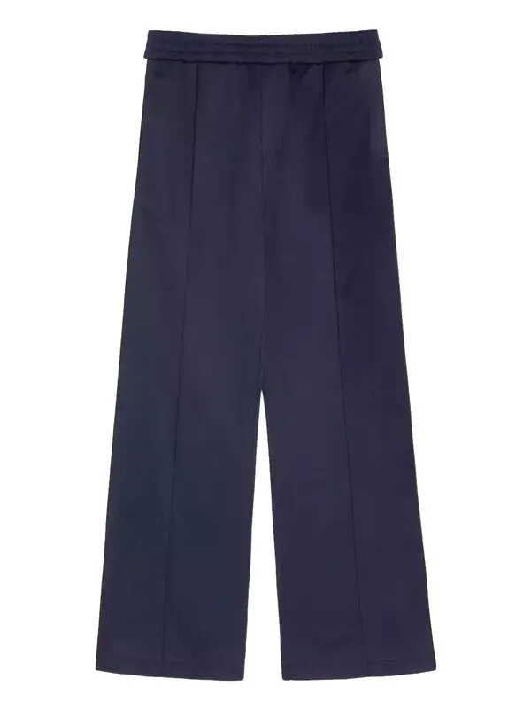 Valentino Garavani Logo-patch Side-bands Track Pants - Blue
