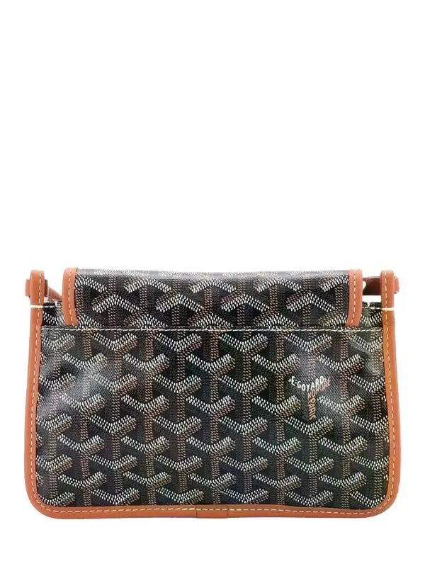 Goyard Plumet Clutch Wallet Coated Canvas Crossbody Bag - Brown