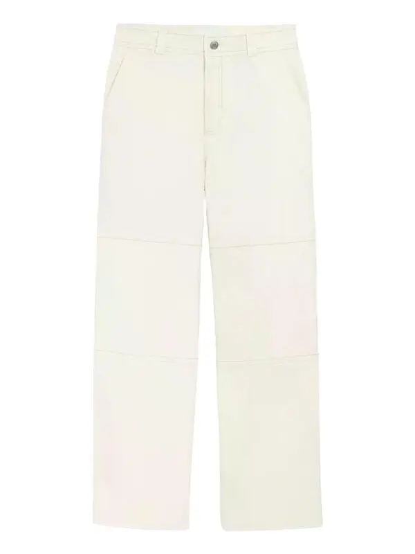 AMI Paris Cotton Worker Trousers - Neutrals