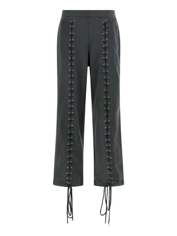ROTATE BY BIRGER CHRISTENSEN Drawstring Embellished Trousers - Grey