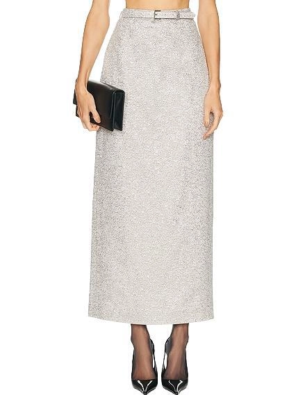 Adam Lippes Levi Skirt - Chrome