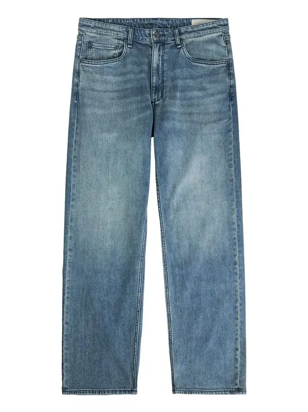 Rag & Bone Fit 4 Straight-leg Jeans - Mid Blu