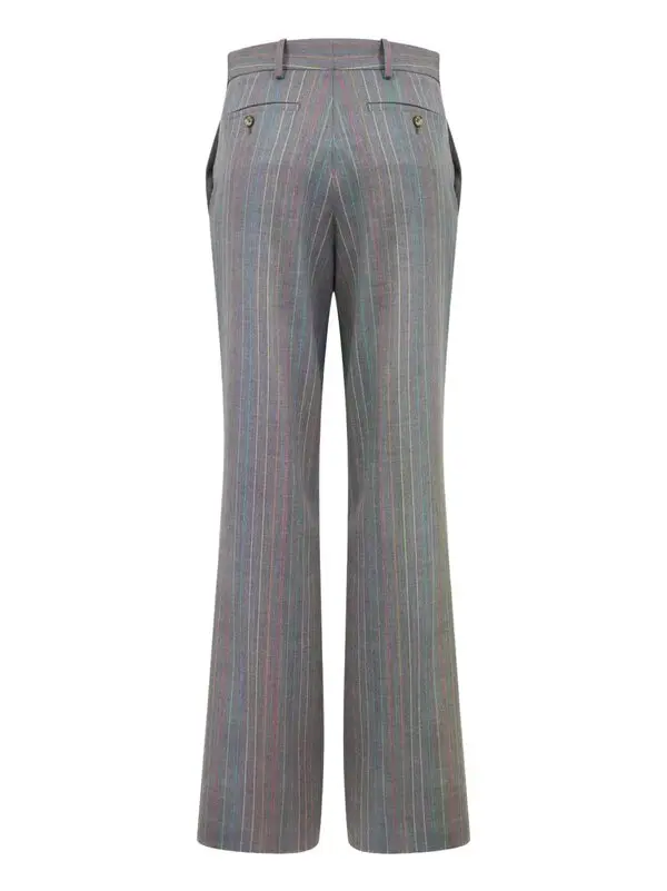 Mira Mikati Striped Trousers - Grey