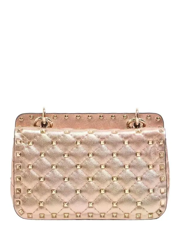 Valentino Garavani Small Rockstud Spike Quilted Cross Body Bag - Pink