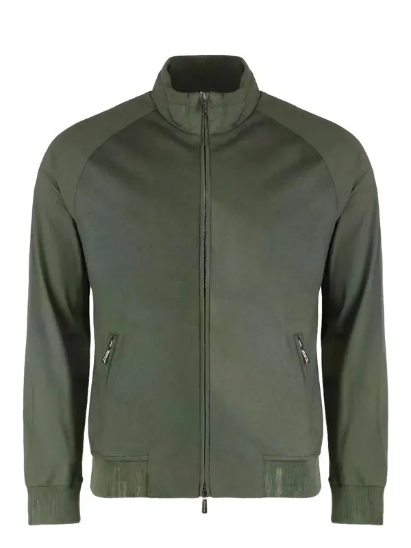MOORER Zip Sweater - Green