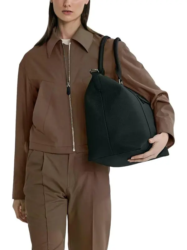 MAISON DE SABRE Leather Weekender Bag - Black