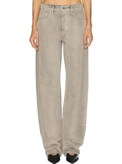 GRLFRND Bella Low Rise Boyfriend - Grey Cloud