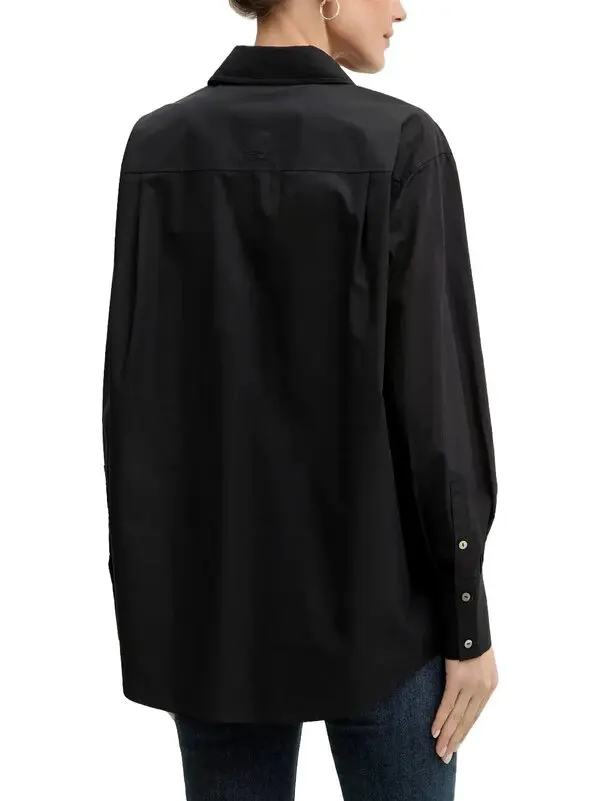 Karl Lagerfeld Embroidered Logo Shirt - Black
