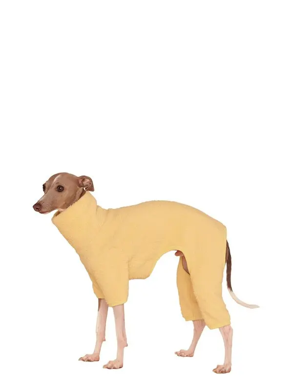 LITTLE BEAST Fleece Onesie - Yellow