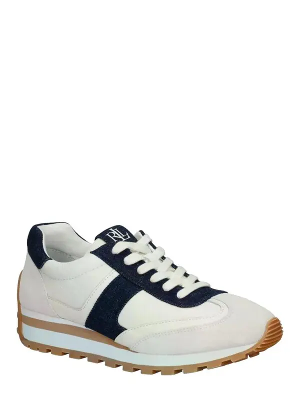 Ralph Lauren Leather Sneakers - Neutrals