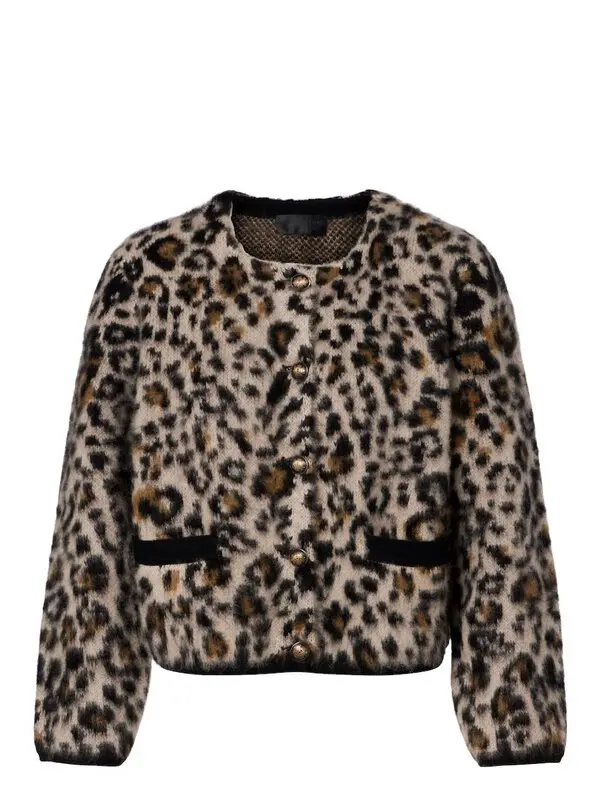 NILI LOTAN Beyton Cashmere And Silk Cardigan - Multicoloured