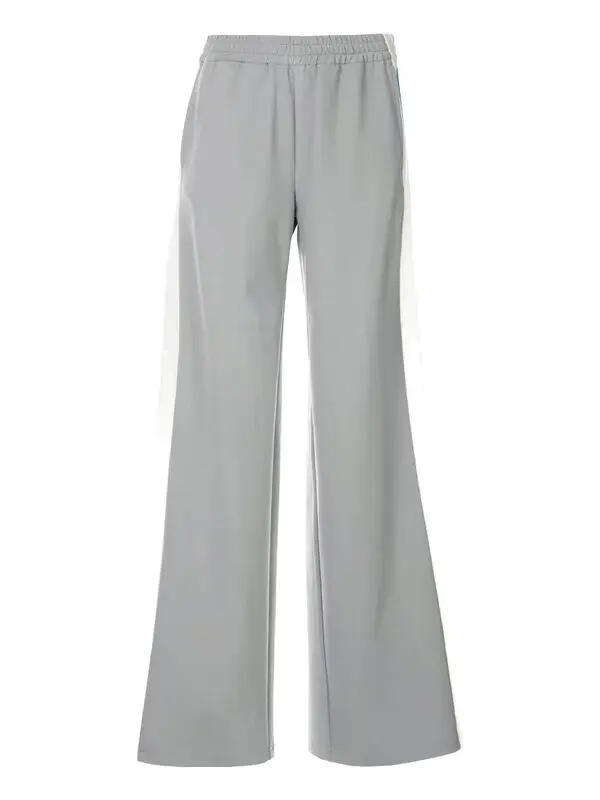 BEN TAVERNITI UNRAVEL PROJECT Wide Leg Track Pants - Grey