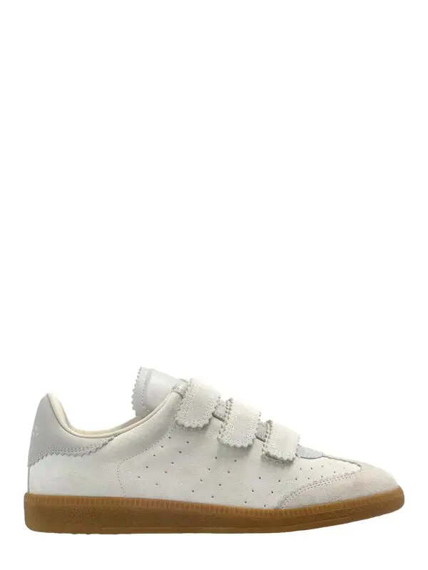 Isabel Marant Étoile Scallop-trim Strappy Sneakers - Neutrals