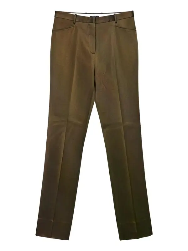 TOM FORD Tailored Press-crease Trousers - Green