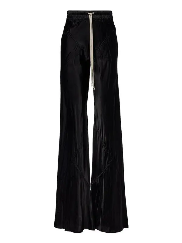 Rick Owens Bias Wide-leg Pants - Black