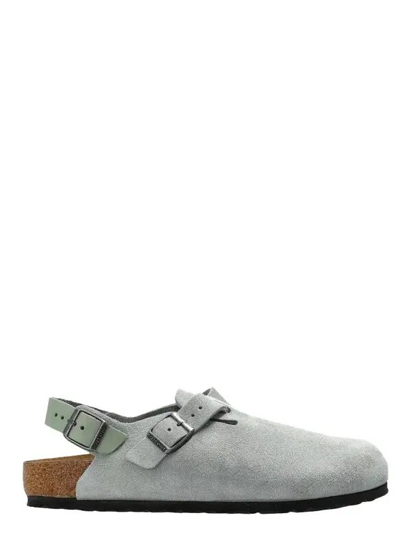 BIRKENSTOCK Tokio Ii Suede Clogs - Grey