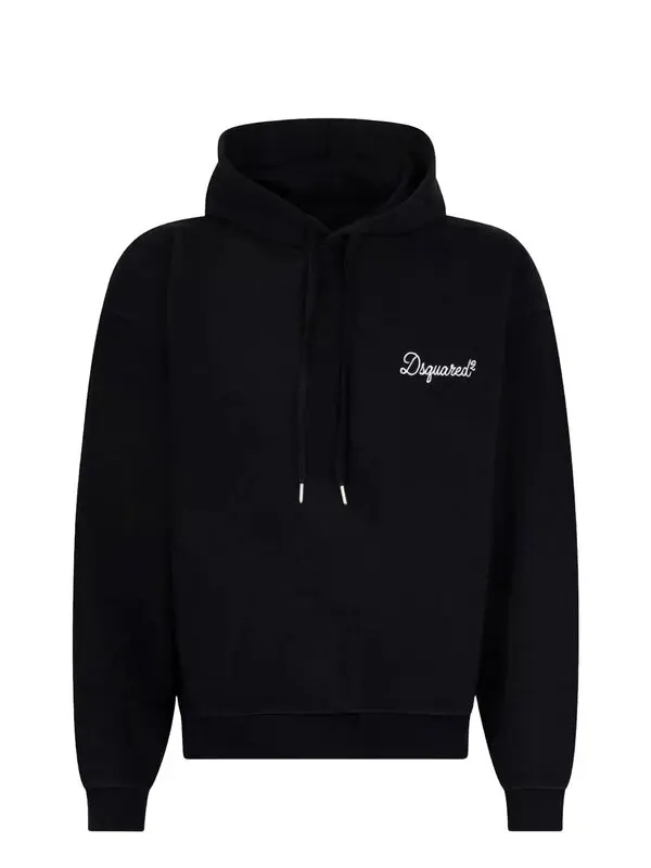 Dsquared2 Signature Relax-fit Hoodie - Black