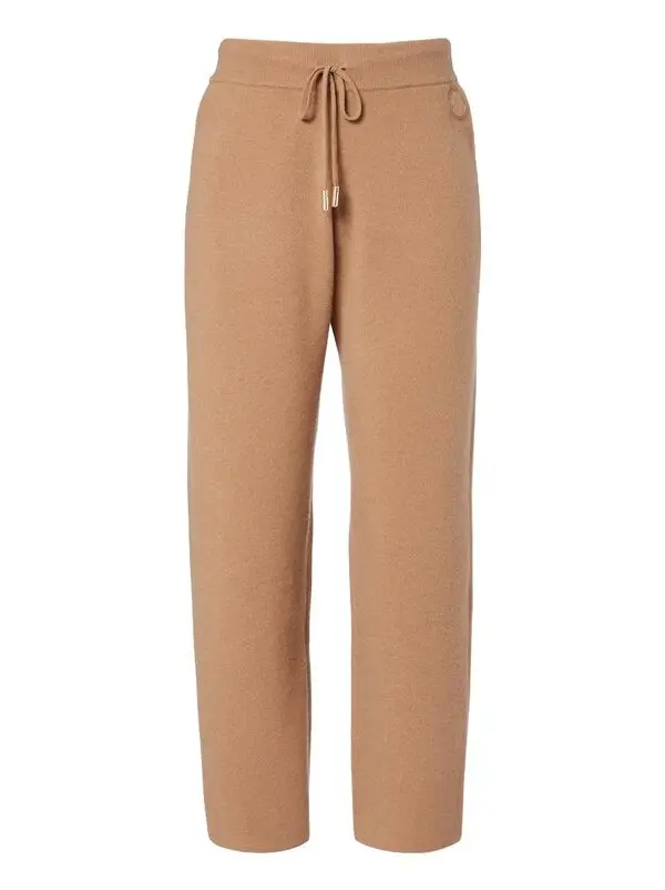 Moncler Wool And Cashmere Joggers - Beige