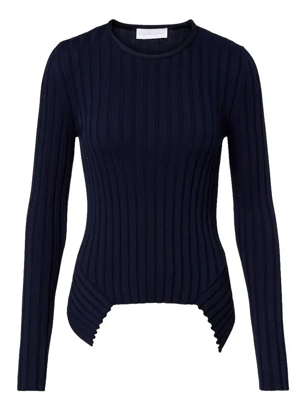 Stella McCartney Ribbed Cotton Sweater - Blue