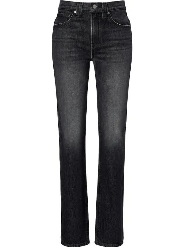 Khaite Farley Straight Leg Jeans - Black