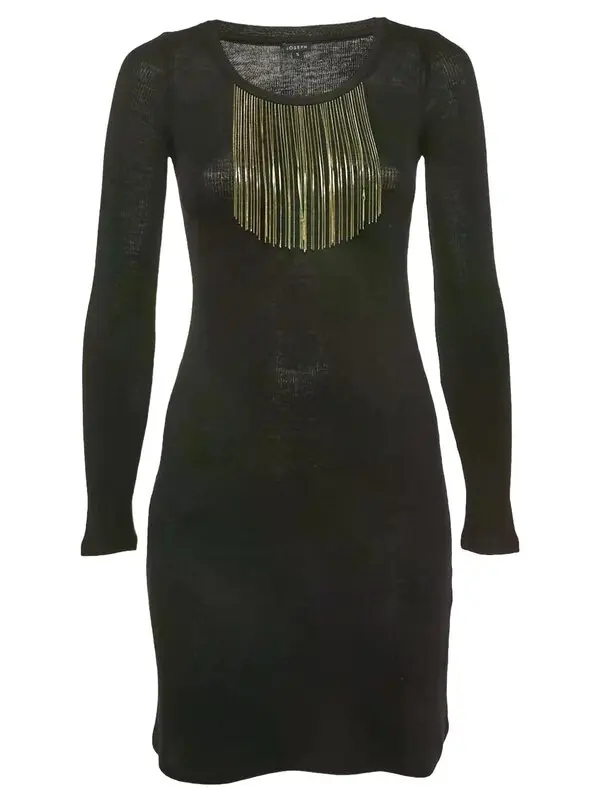 JOSEPH Embellished Mini Dress - Black