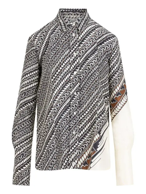 HEIRLOME Alex' Printed Silk Shirt - Multi