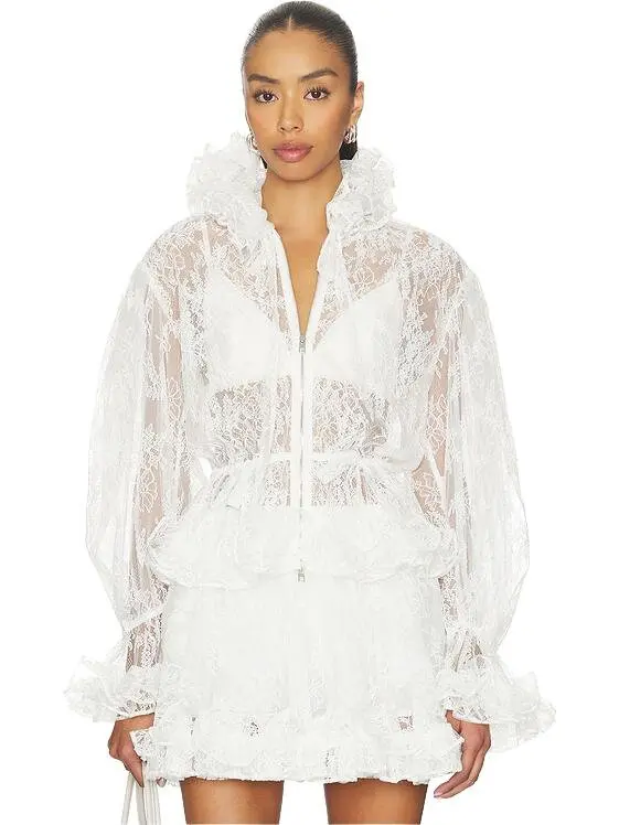 AKNVAS Elisa Lace Jacket In . Also - Ivory
