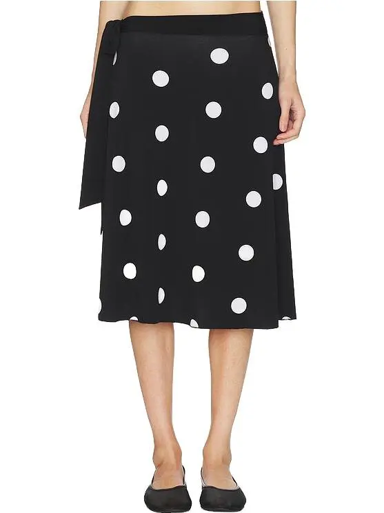Frankies Bikinis May Jersey Midi Skirt - Black