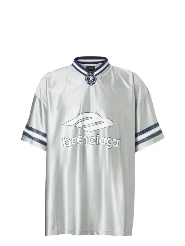 Balenciaga 3b Sports Icon T-shirt - Silver