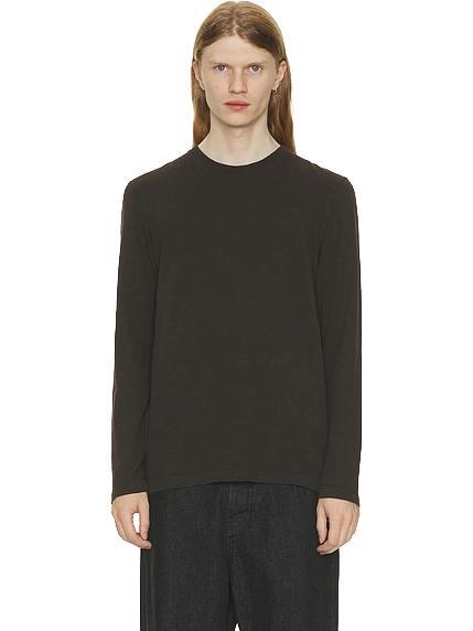 THE ROW Leon Long Sleeve T-shirt - Mud