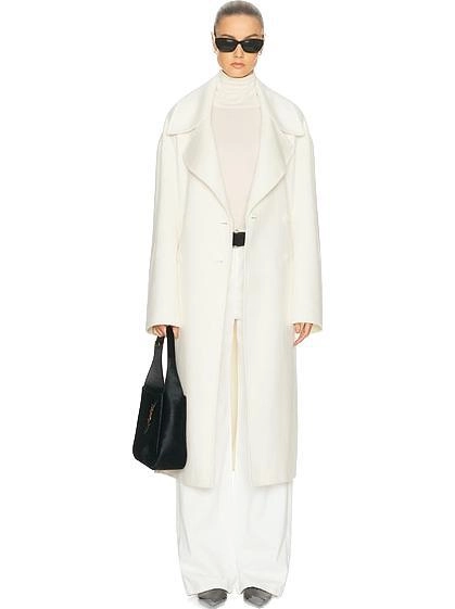 L'academie Kye Wool Coat - Ivory