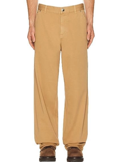 Moncler Garment Dyed Trousers - Camel