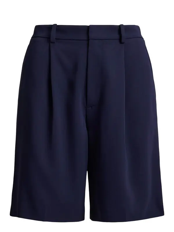 Ralph Lauren Wool Minetta Shorts - Navy