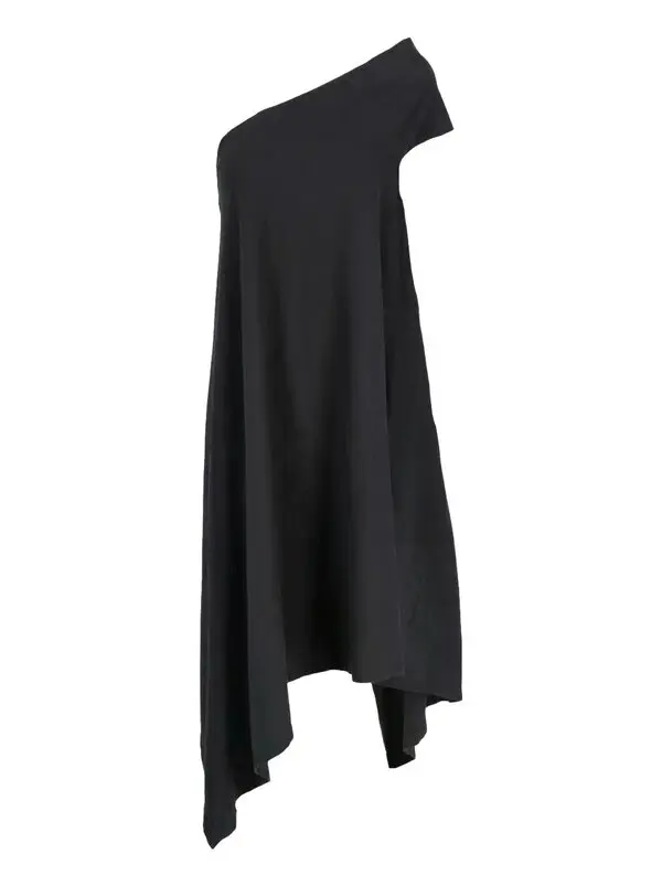 Rick Owens One-shoulder Asymmetrical Dress - Black