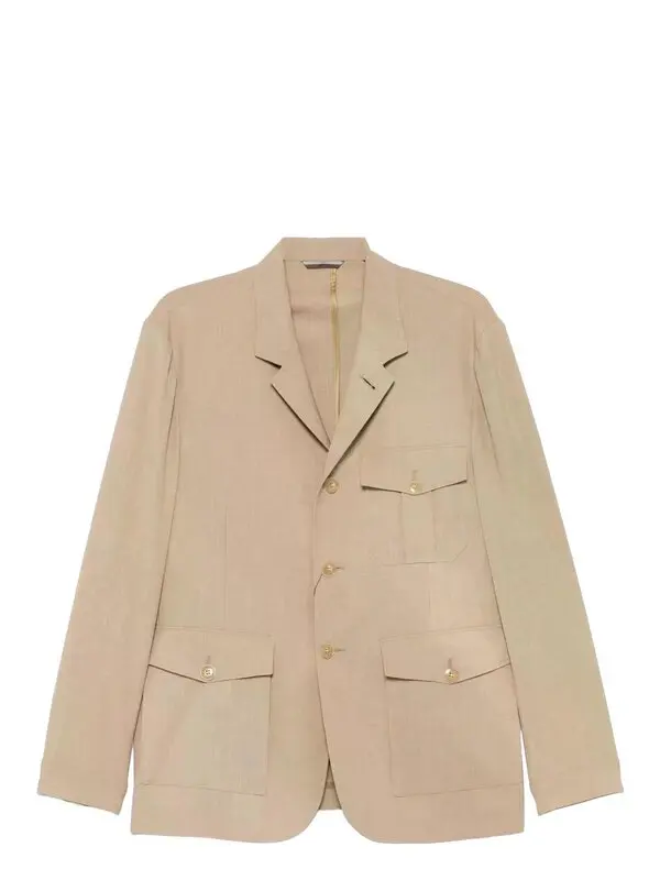 Canali Single-breasted Blazer - Neutrals