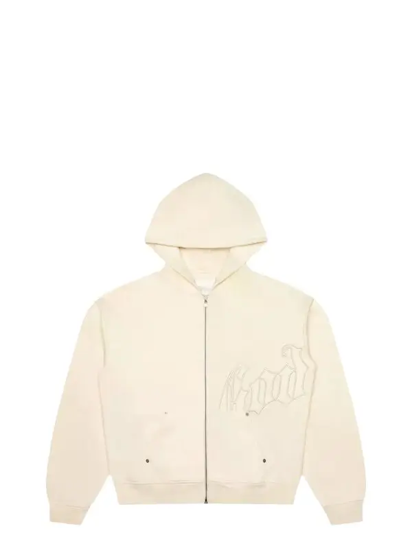 GODSPEED Logo Zip-up Hoodie - Neutrals
