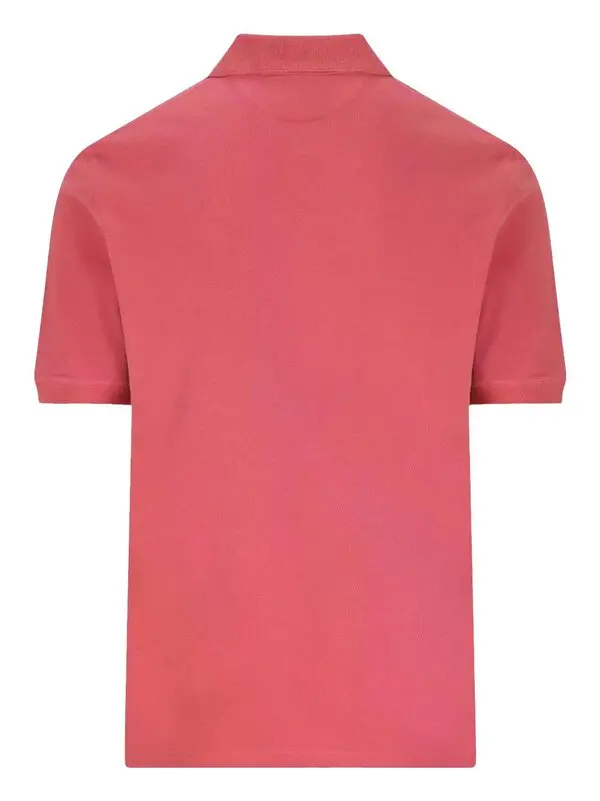 Brunello Cucinelli Button Short-sleeve Polo Shirt - Red