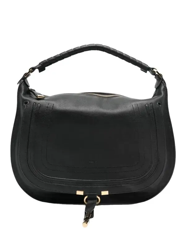 Chloé Marcie Braided-handle Tote Bag - Black