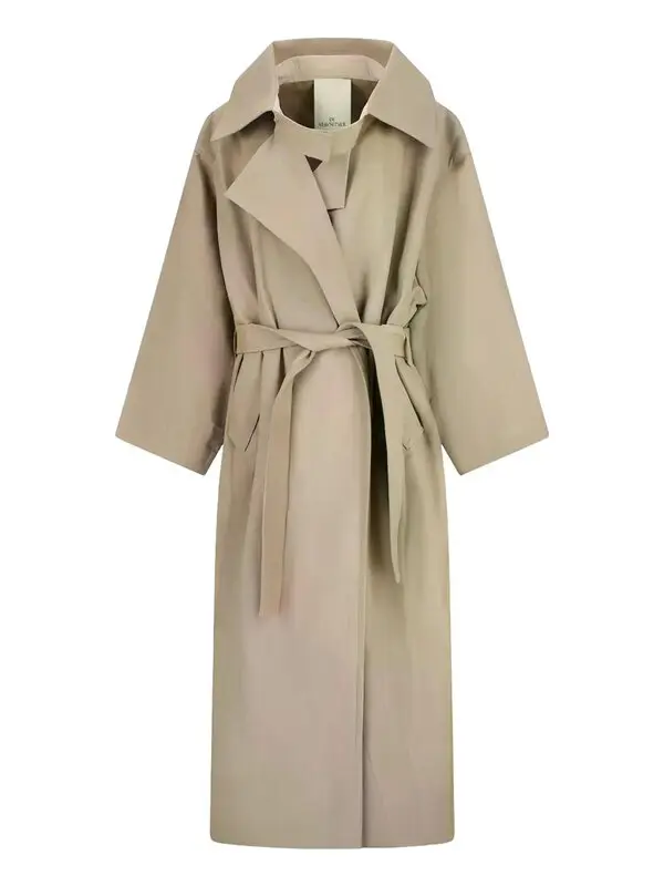 DI STAVNITSER Belted Trench Coat - Neutrals