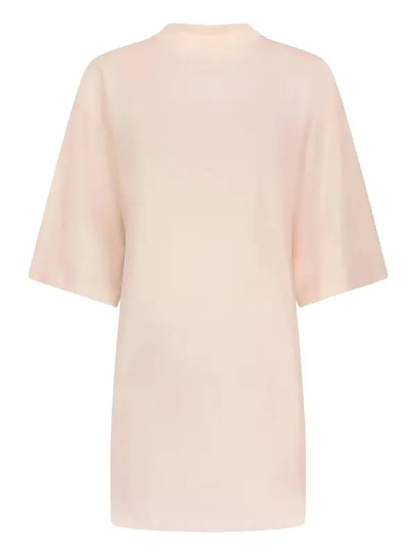 Loulou De Saison Crew Neck Mini Dress - Neutrals